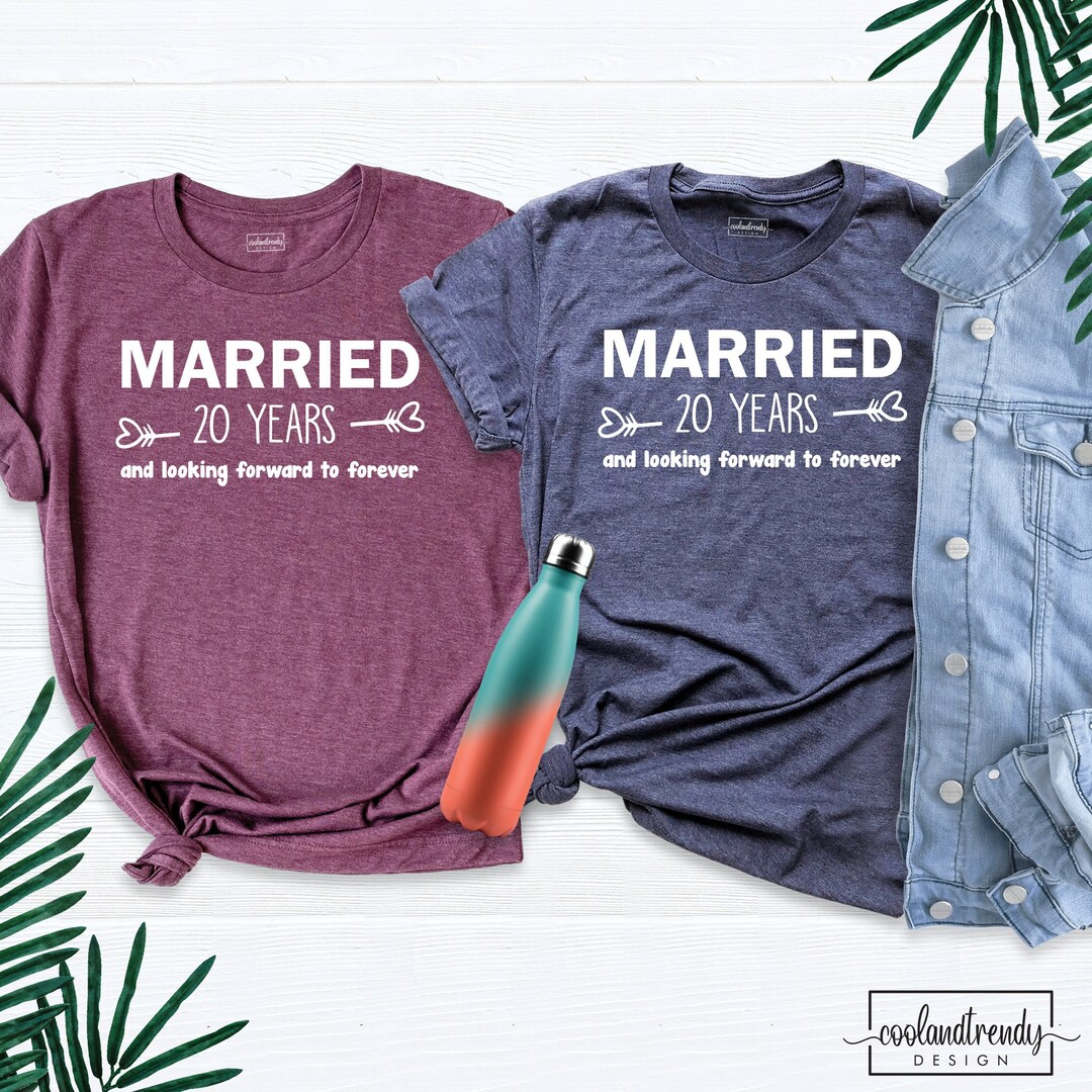 Custom Married Shirts, Looking Forward to Forever Shirt, Anniversary ...