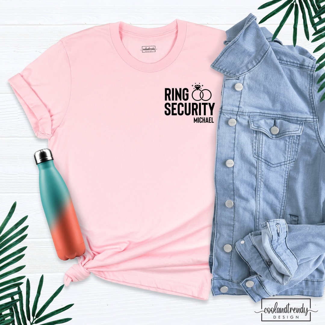 Ring Security Shirt, Ring Bearer Outfit, Ring Bearer Shirt, Wedding ...