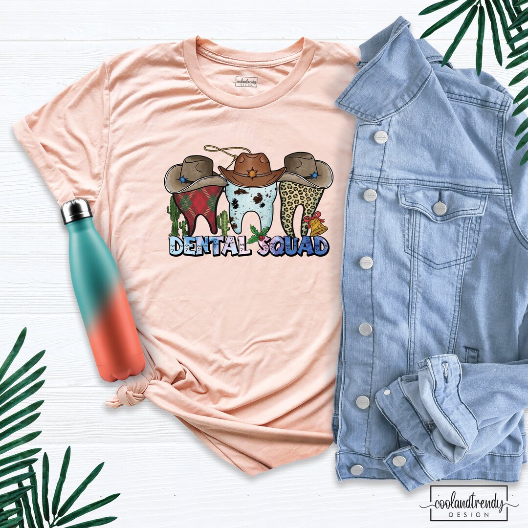 Dental Squad Shirt, Leopard Teeth Design Shirt, Dental Team Shirts ...