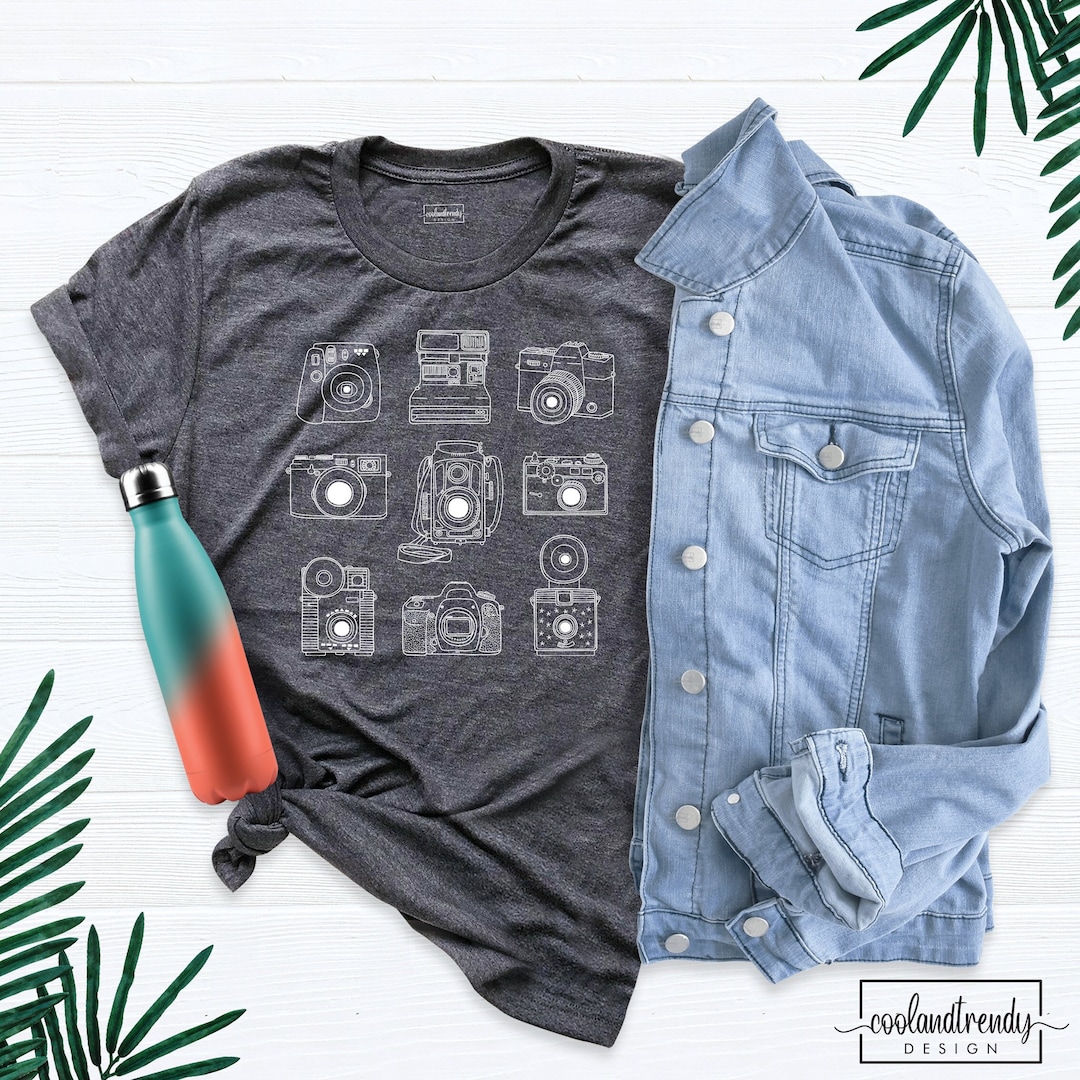 Vintage Camera Shirt for Photographer, Photography Shirt, Cameraman ...