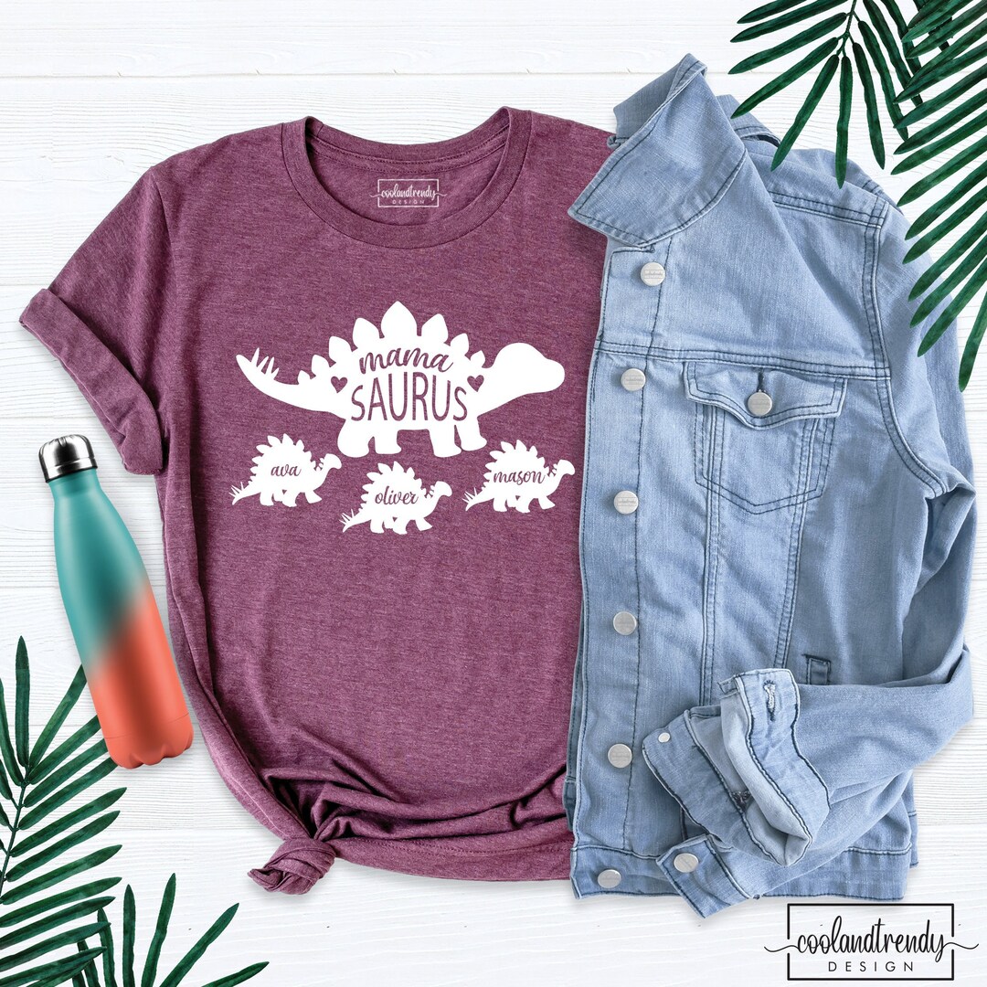 Dinosaur Family Shirts, Mama Saurus Shirt, Mama and Baby Saurus Shirt ...
