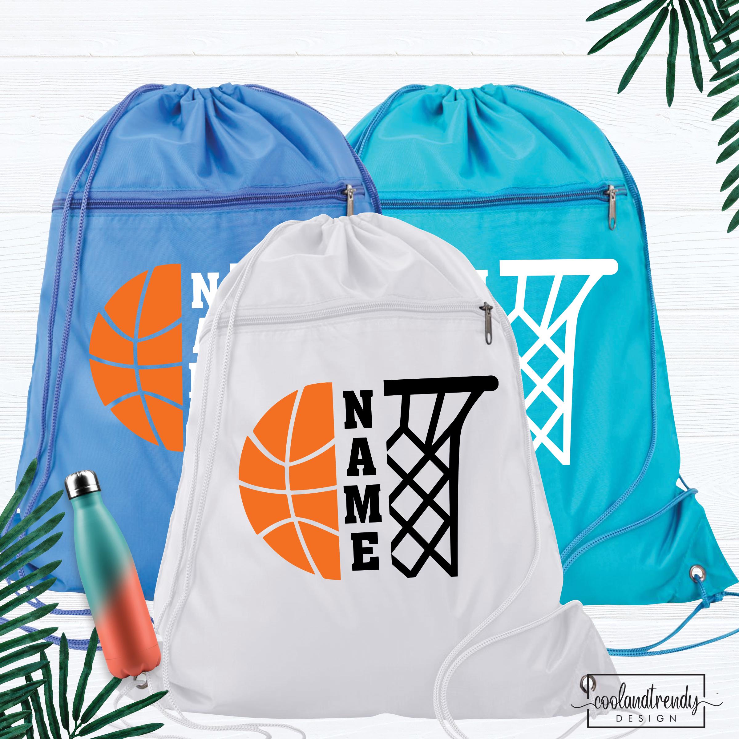 Personalized Basketball Theme Sport Bag Backpack, Basketball Gym Bag ...