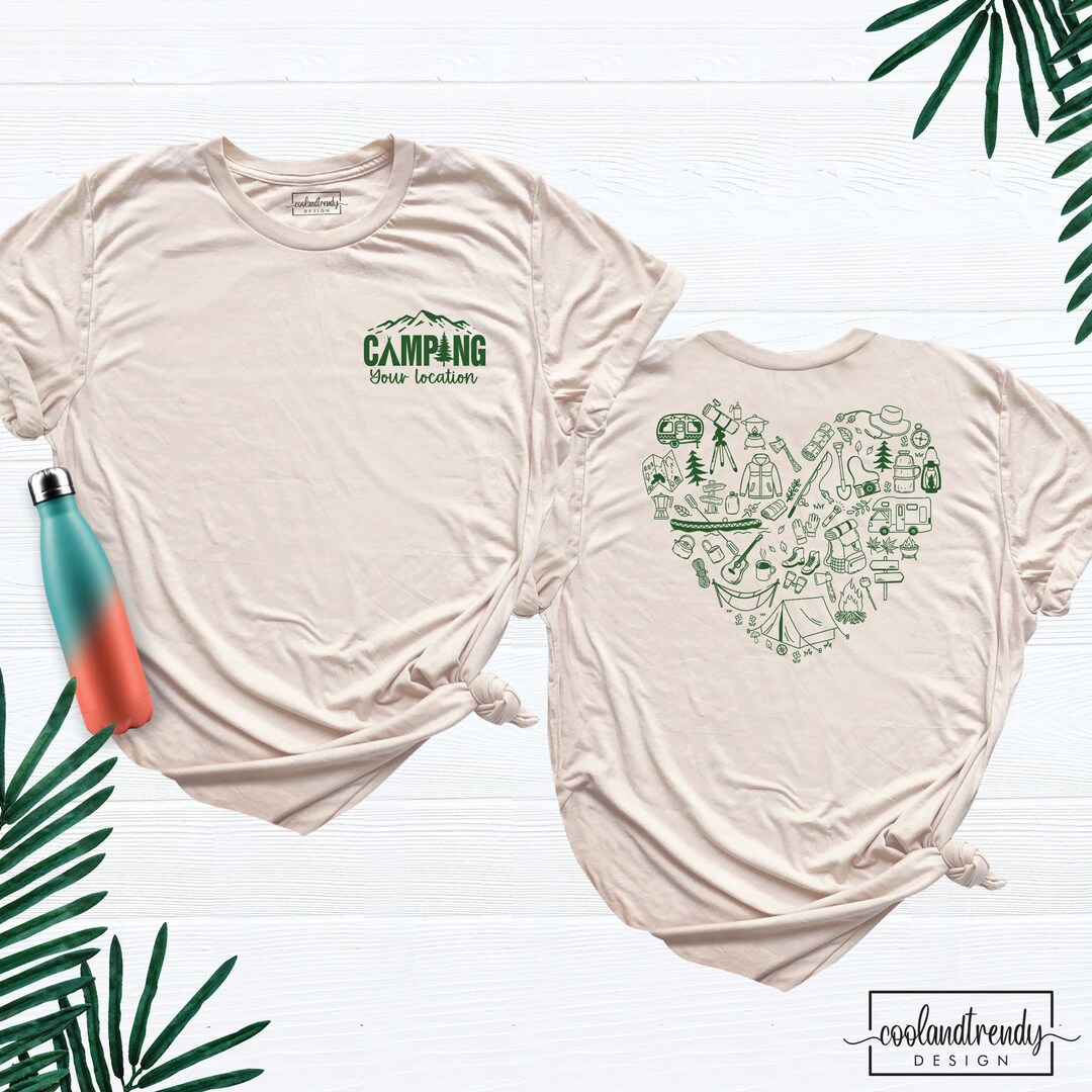 Custom Camp Shirt Matching Camping Tshirt Tee, Family Summer Camp Crew ...