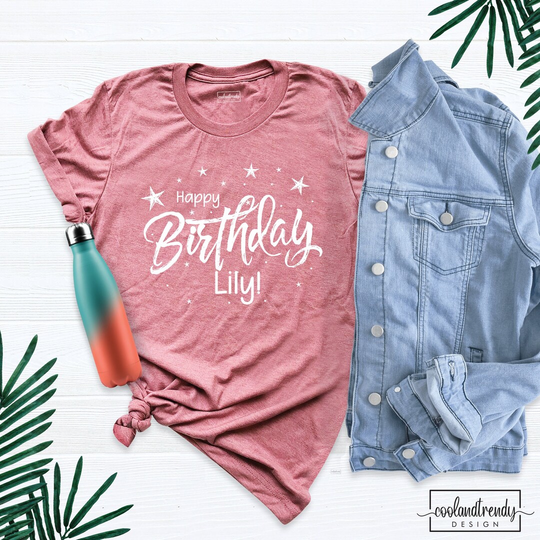 Custom Birthday Shirts, Custom Birthday Party Shirts, Personalized ...