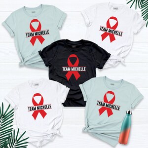 Red Ribbon Awareness, Motivational Shirt, Red Ribbon Shirt, I Wear Red ...
