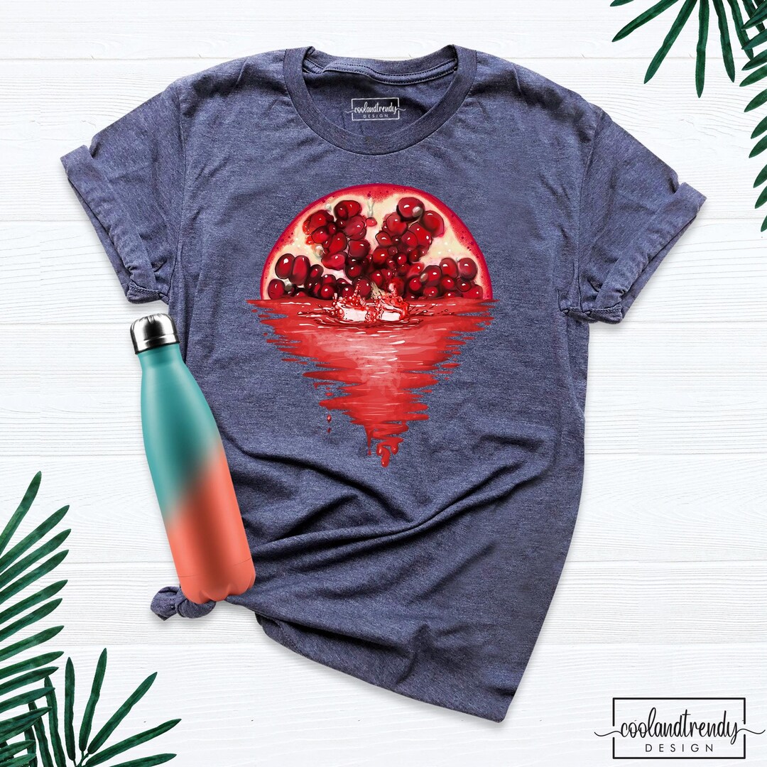 Pomegranate Shirt, Pomegranate Aesthetic Shirt, Fruit Sunshine Shirt ...