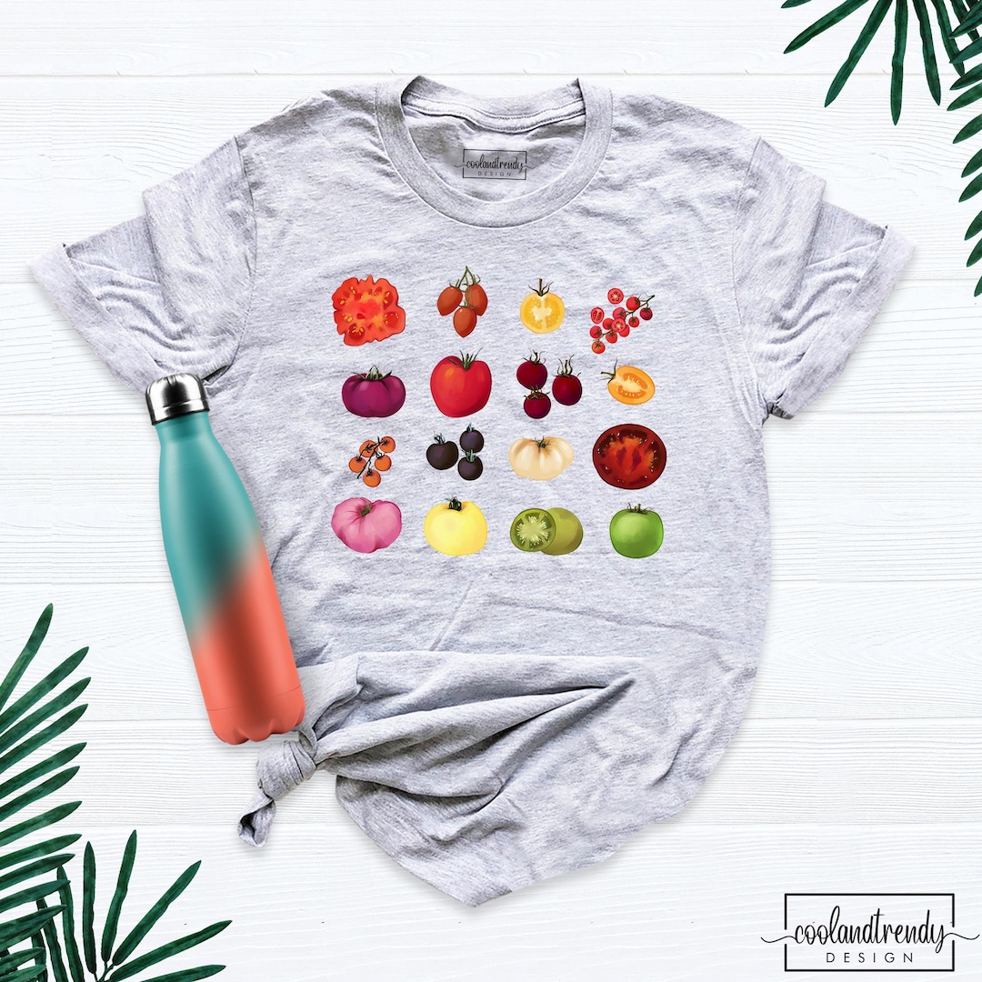 Tomato Lovers Shirt,farm Garden Tomato Tee, Cute Tomato Gift Shirt ...