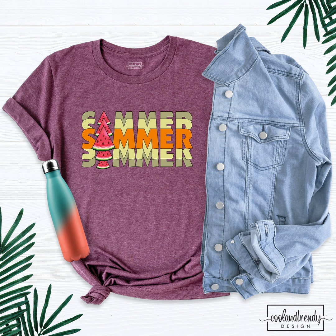 Summer Shirt, Cute Summer Shirt, Hello Summer Shirt, Watermelon Shirt ...