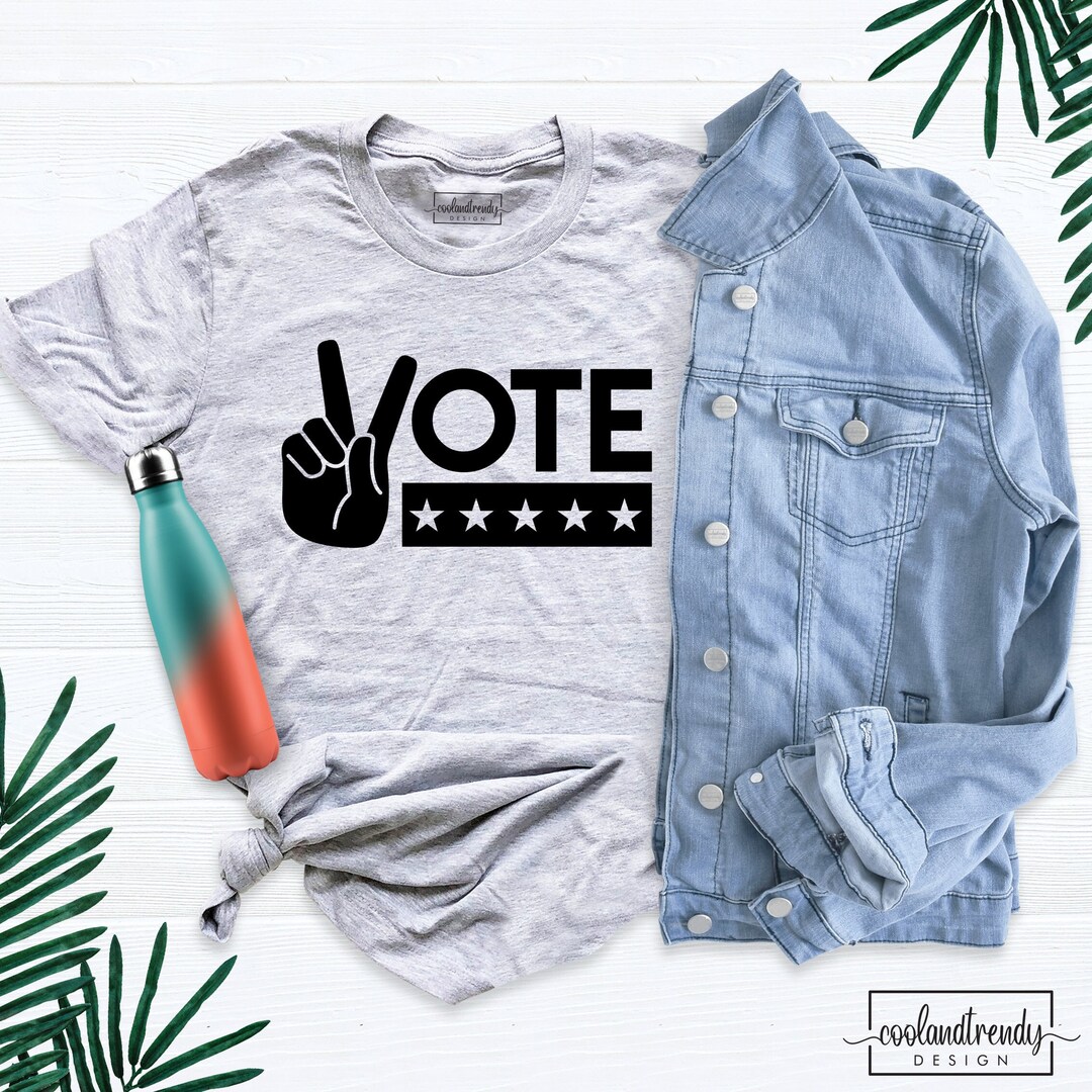 Vote Peace Sign Shirt, Vote Shirt Women, Politics Shirt, Election Shirt ...