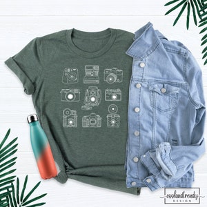 Vintage Camera Shirt, Photographer Shirt Retro Photography Shirt ...
