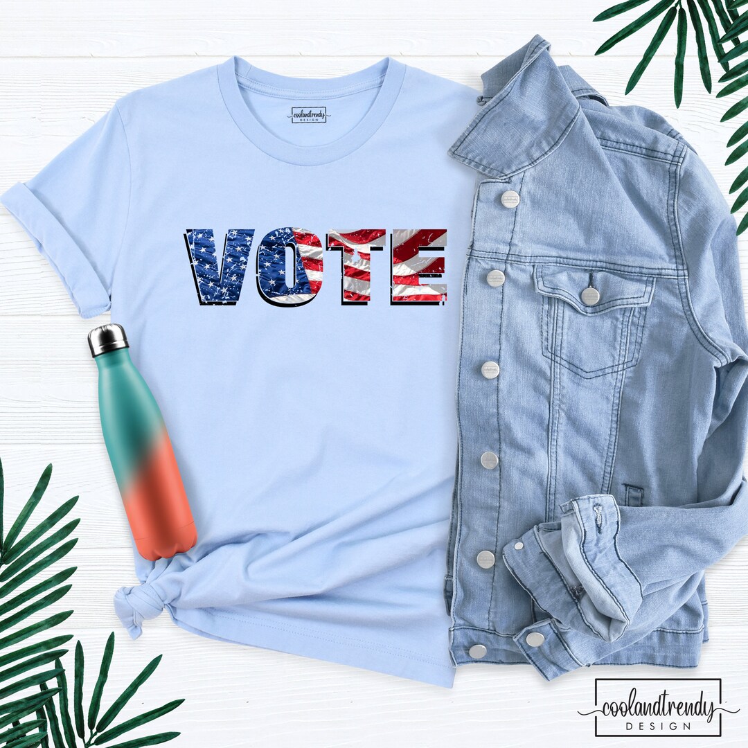 American Flag Vote Shirt, Election 2024 Tees, Vote Patriotic Shirt, USA ...