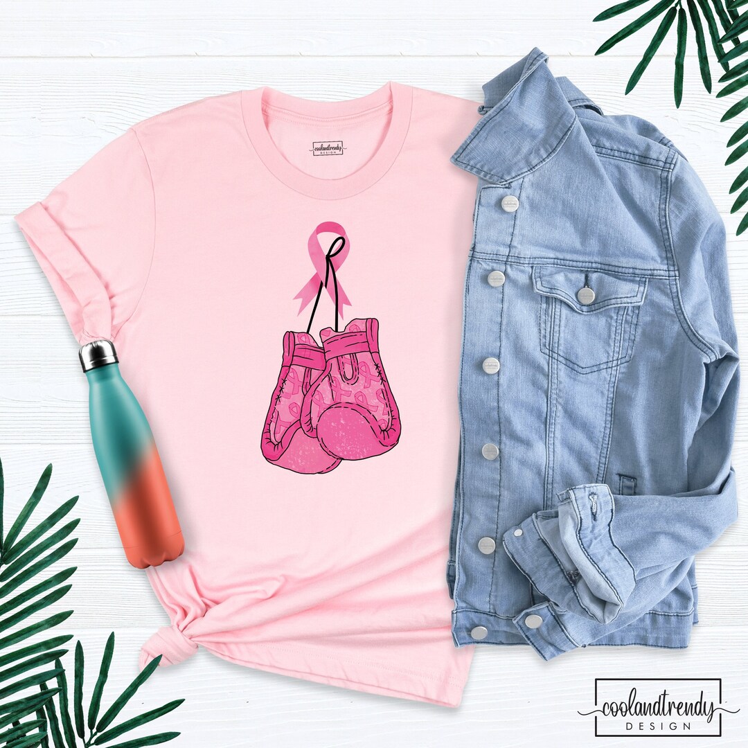 Breast Cancer Boxing Shirt, Awareness Month Shirt, Breast Cancer ...