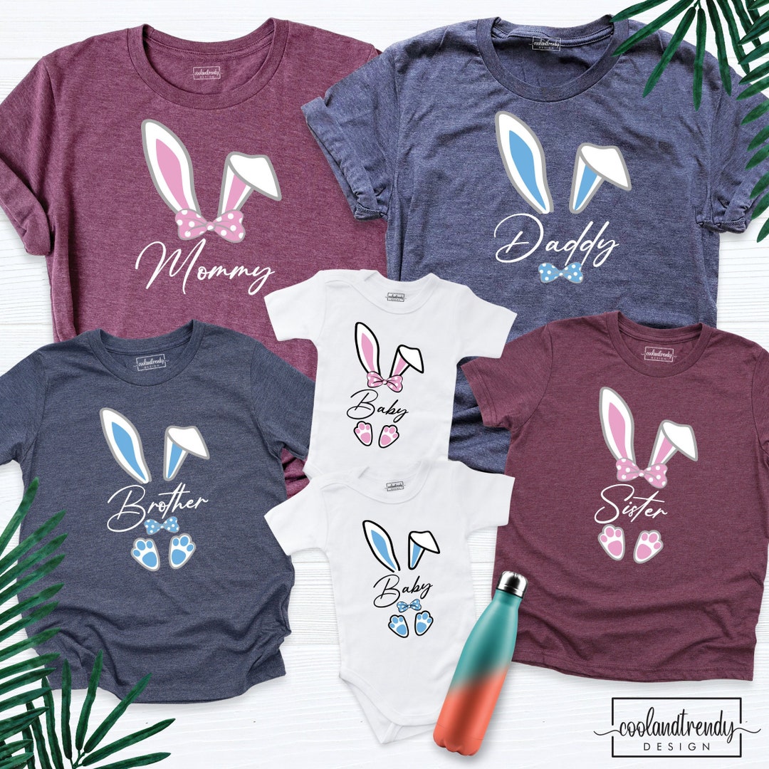 Bunny Family Shirts, Custom Family Shirt, Easter Bunny Shirt, Rabbit ...