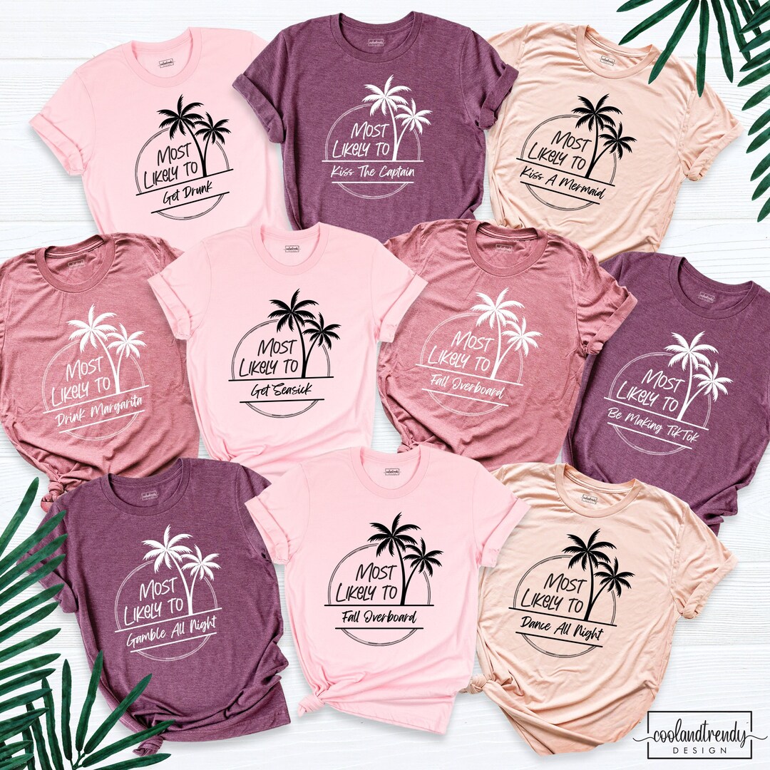 Most Likely to Personalized Party Group Shirt, Bridal Party Shirt ...
