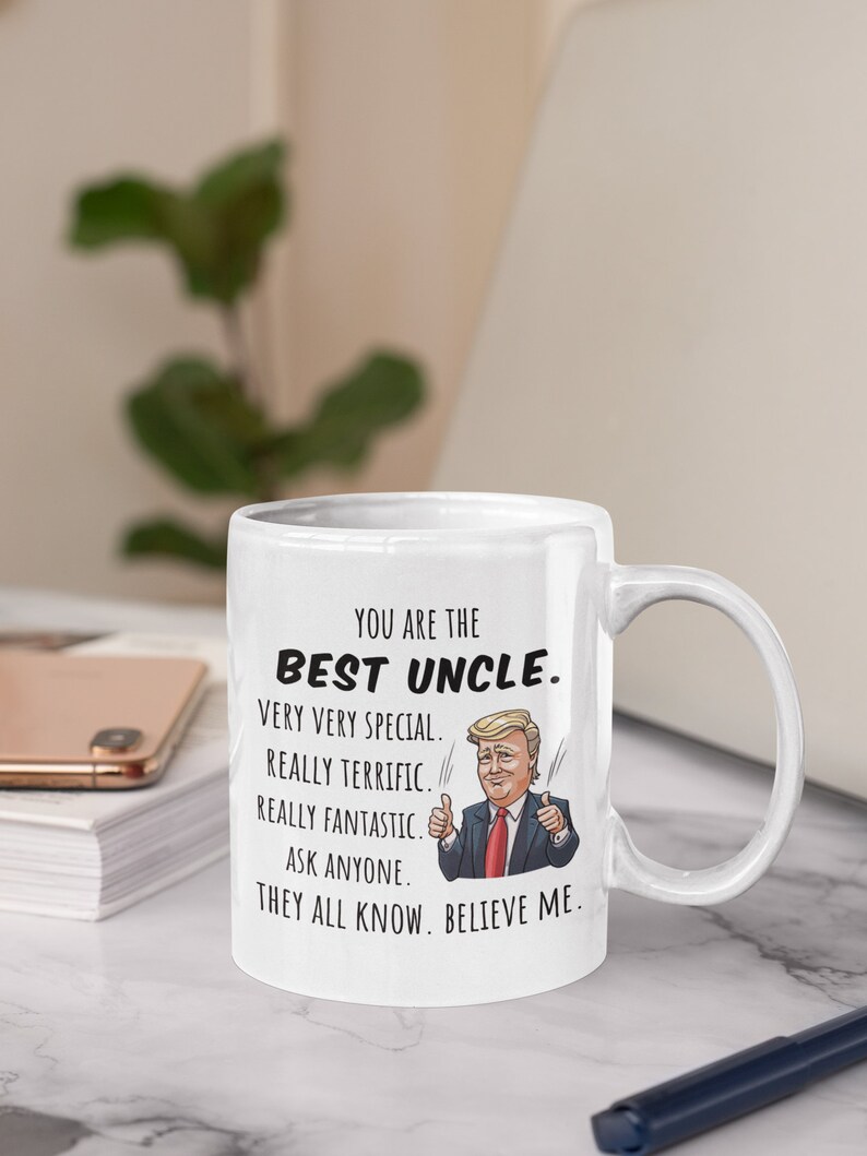 Best Uncle Ever Mug / Uncle Mug Trump / Uncle Fathers Day Gift | Etsy