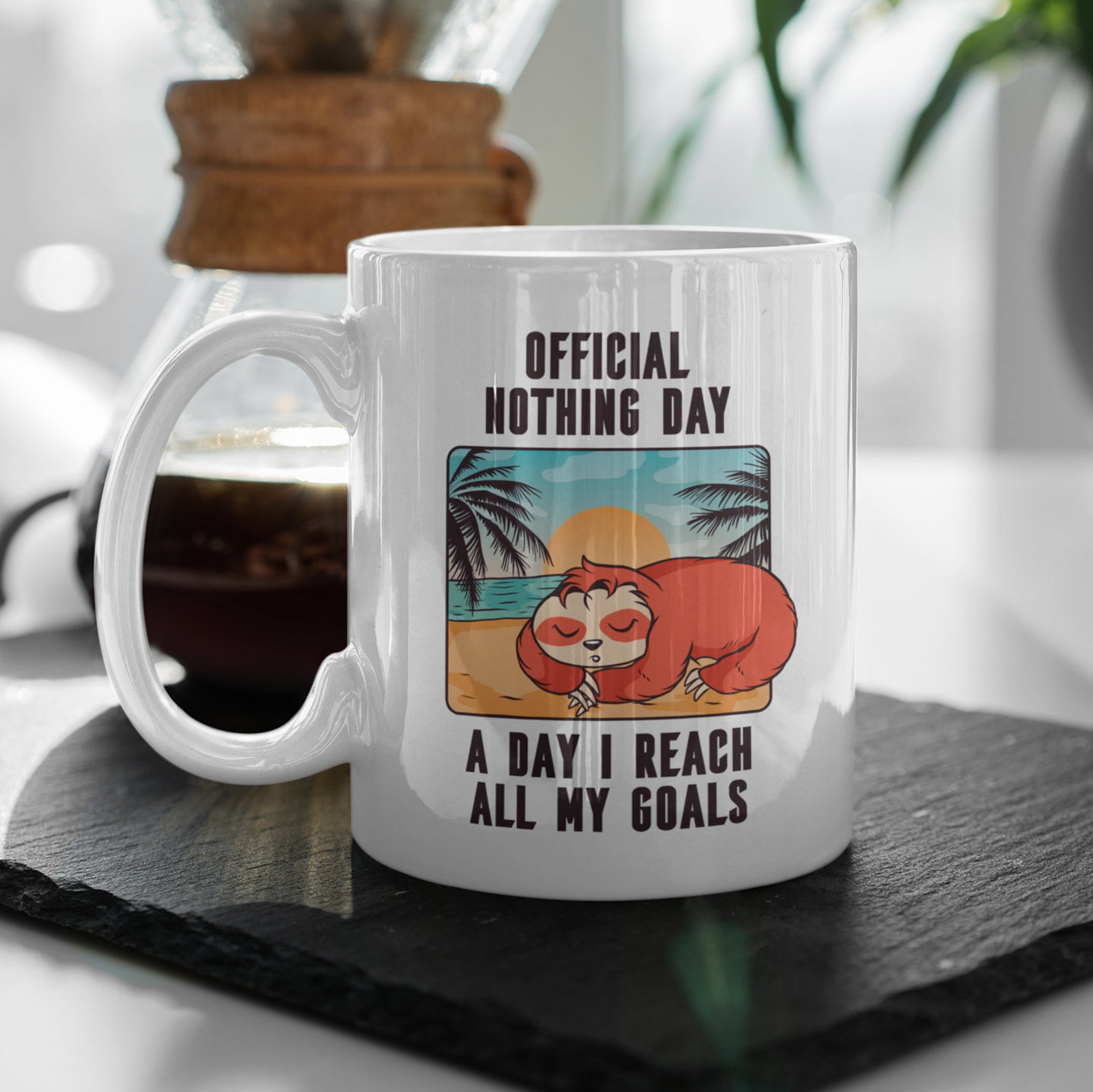 Sloth Mug / Funny Sloth Gift / Funny Mug for Sloth Lover / | Etsy