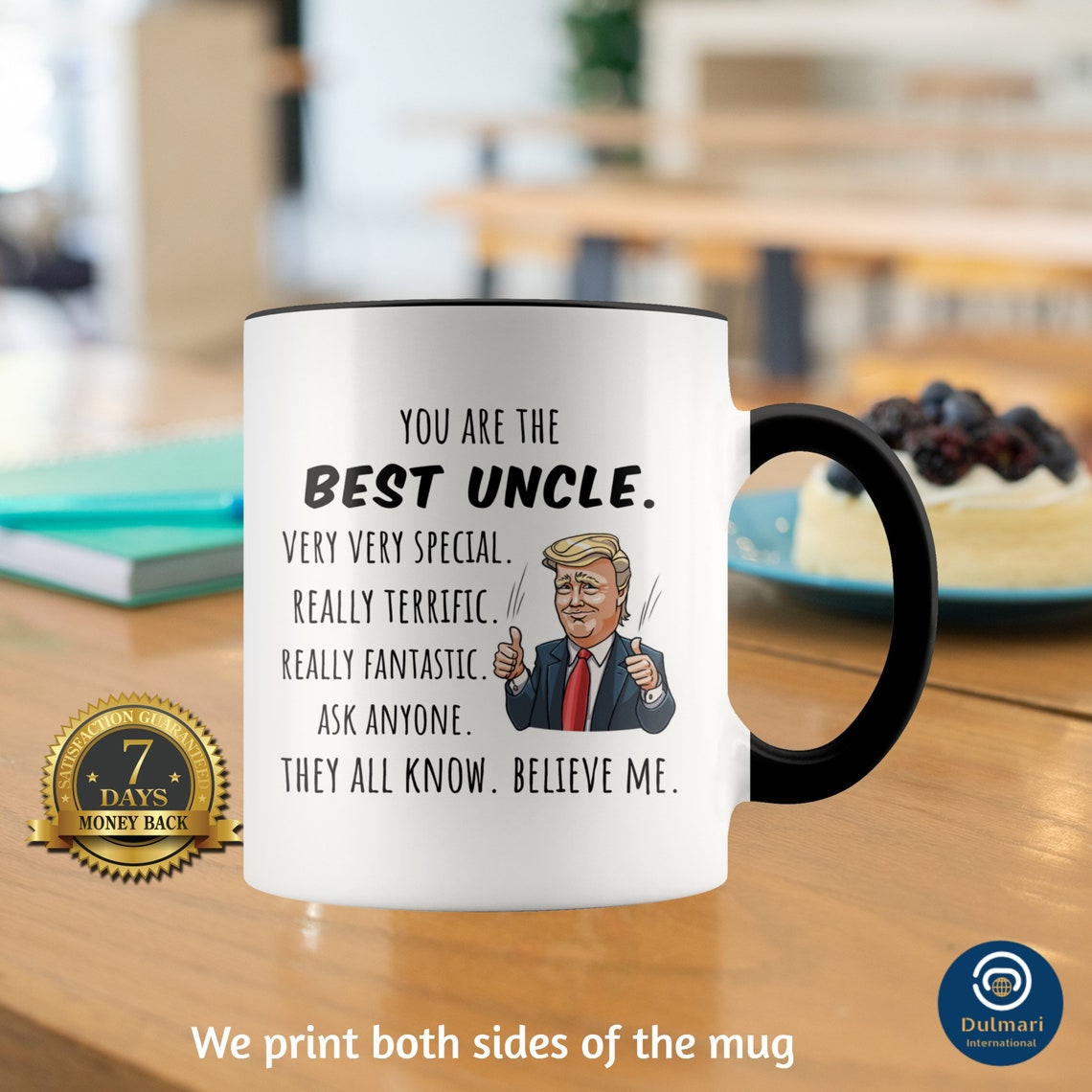 Best Uncle Ever Mug / Uncle Mug Trump / Uncle Fathers Day Gift | Etsy