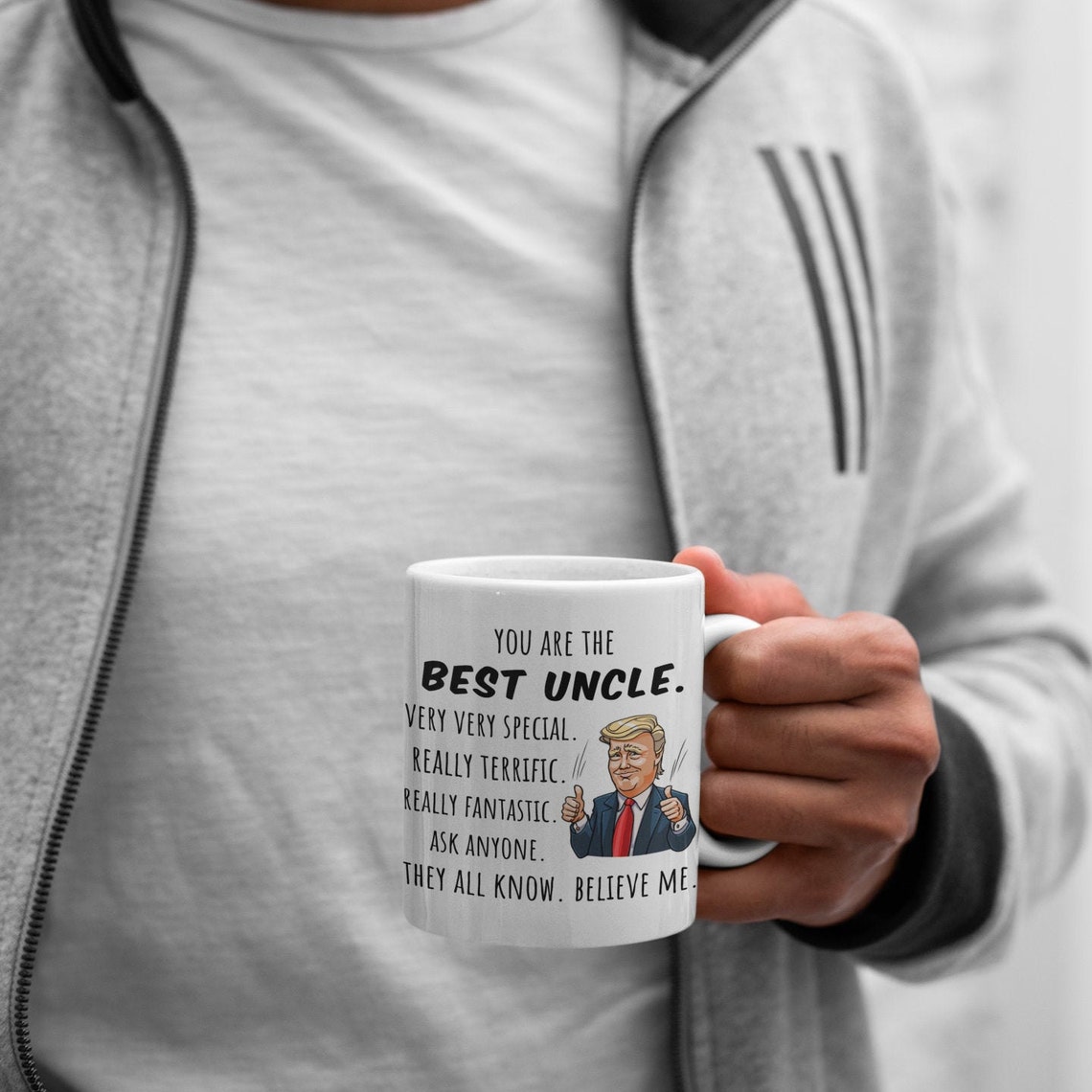 Best Uncle Ever Mug / Uncle Mug Trump / Uncle Fathers Day Gift / Funny ...