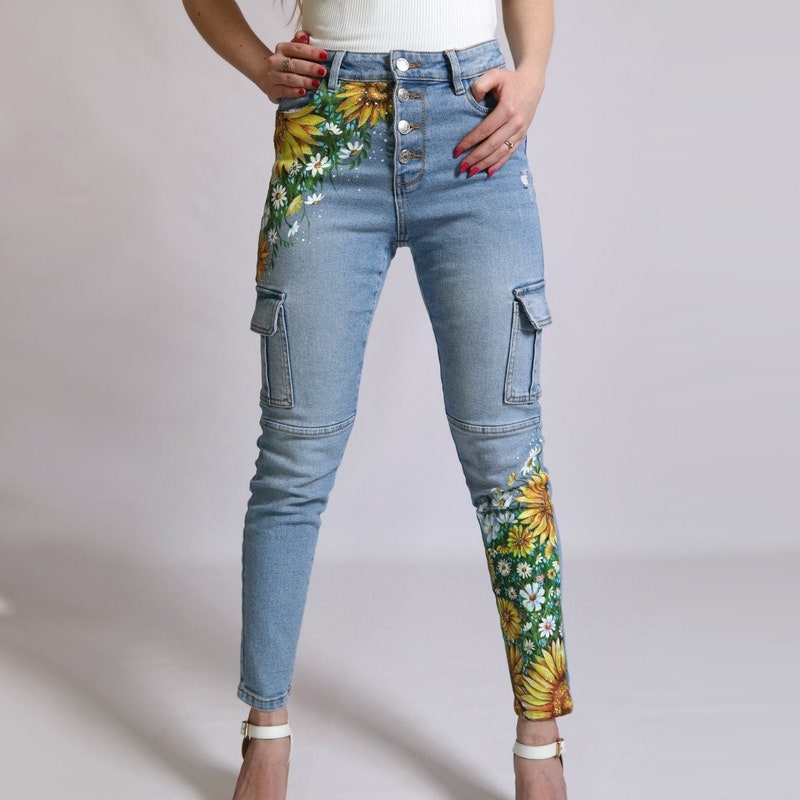 Custom Jeans - Etsy