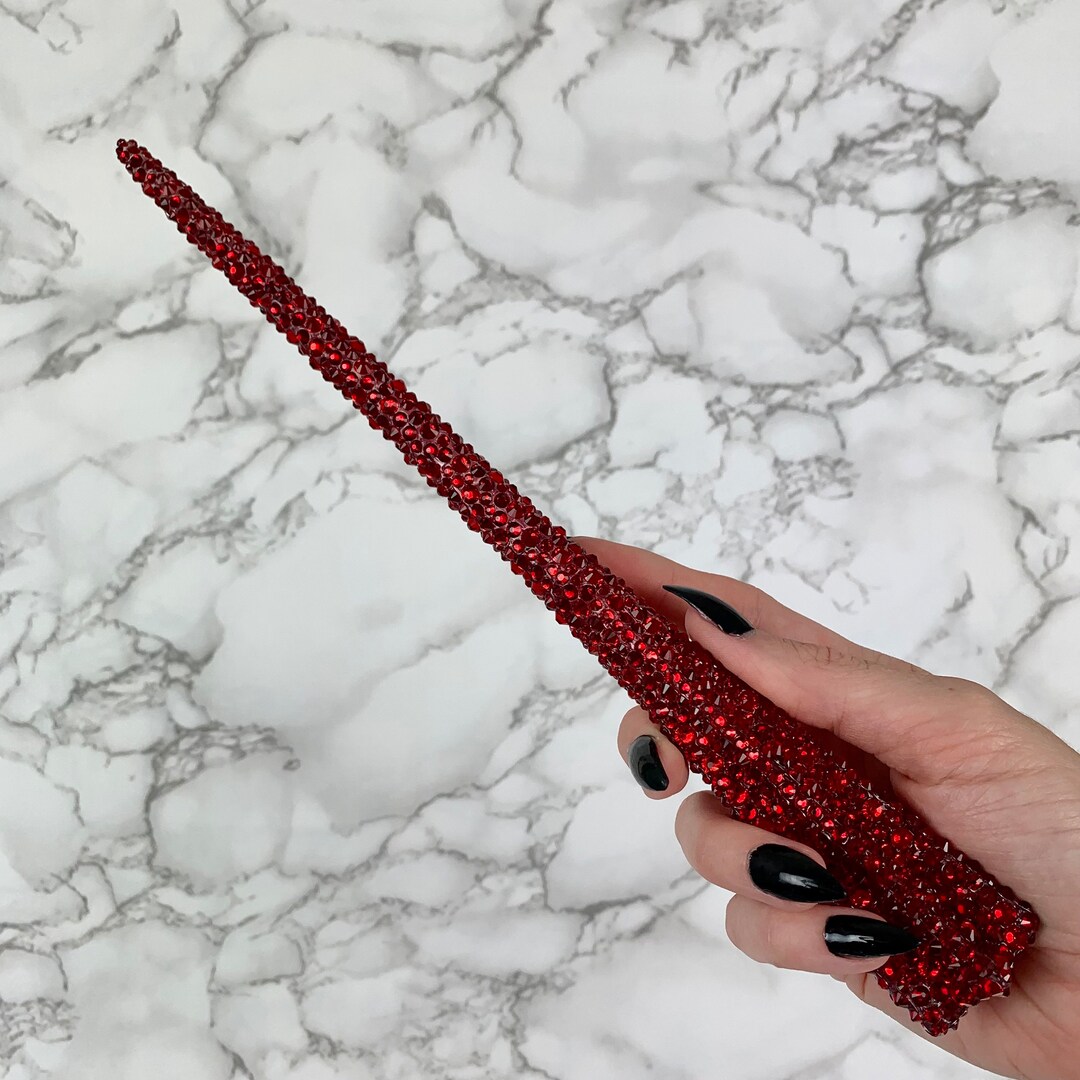Red, Jewelled, Star, Handmade Magic Wand - Etsy
