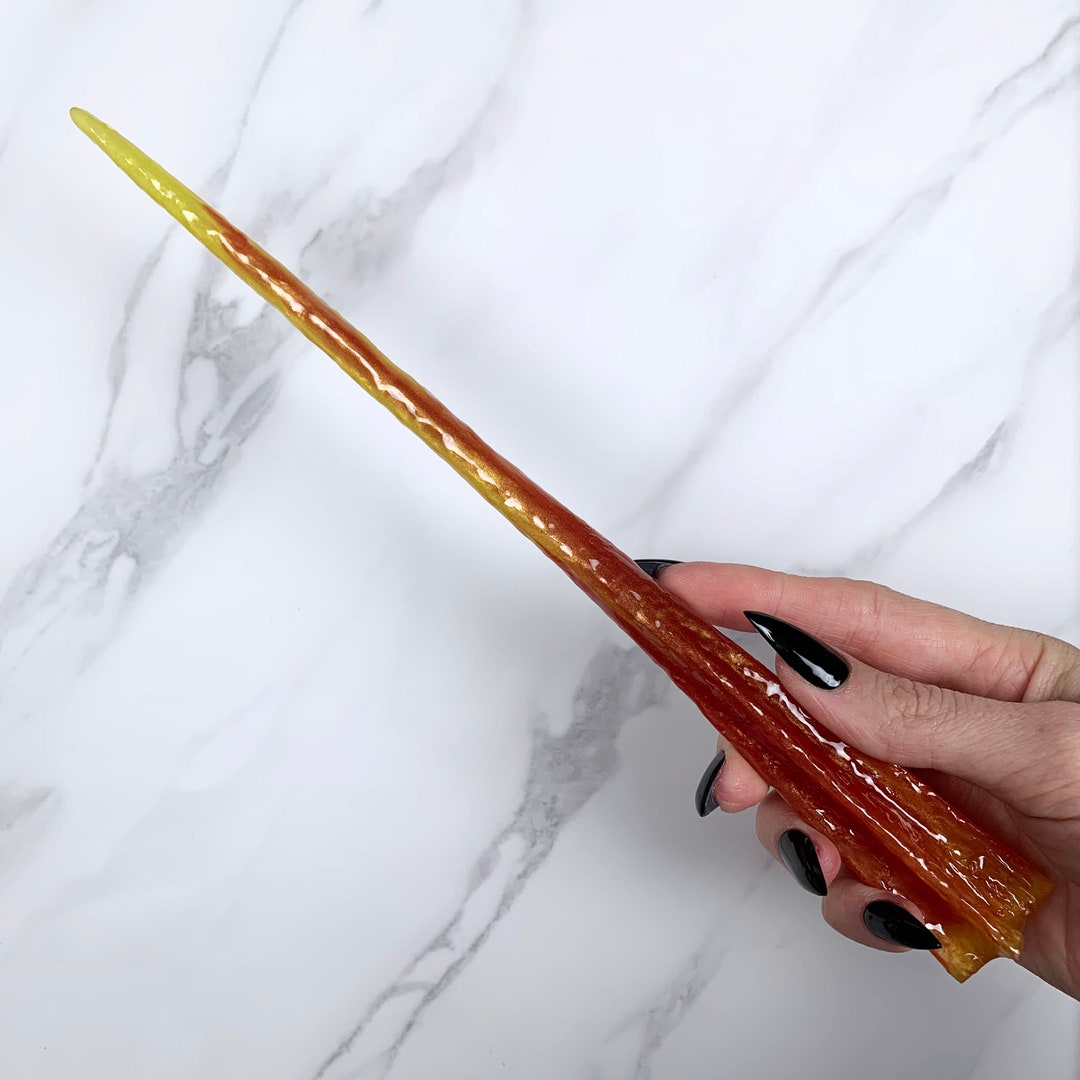 Phoenix Red & Yellow Star Design Handmade Magic Wand - Etsy