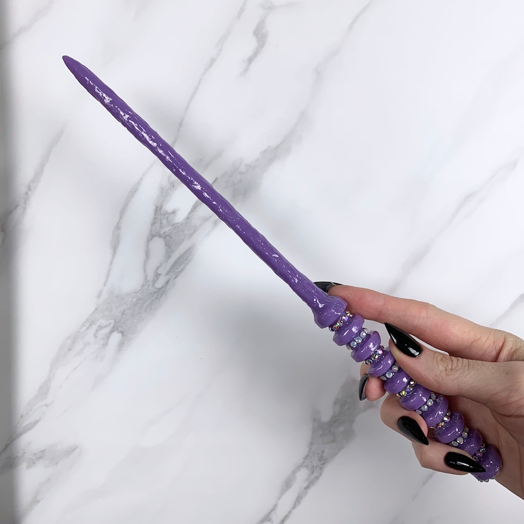 Purple Pastel, With Glitter and Jewels, Orbit Design, Handmade Magic ...