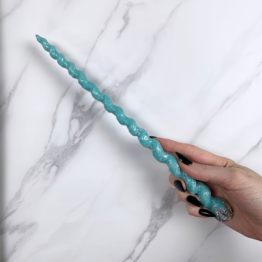 Teal Pastel, With Glitter and Jewels, Unicorn Design, Handmade Magic ...