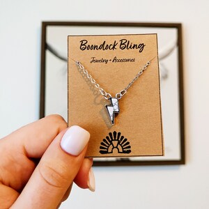 Turquoise Lightning Bolt Necklace Western Jewelry, Southwestern Aztec ...