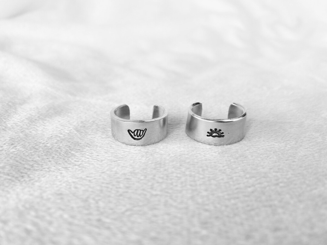 Single Stamp Custom Ring 3/8 - Etsy
