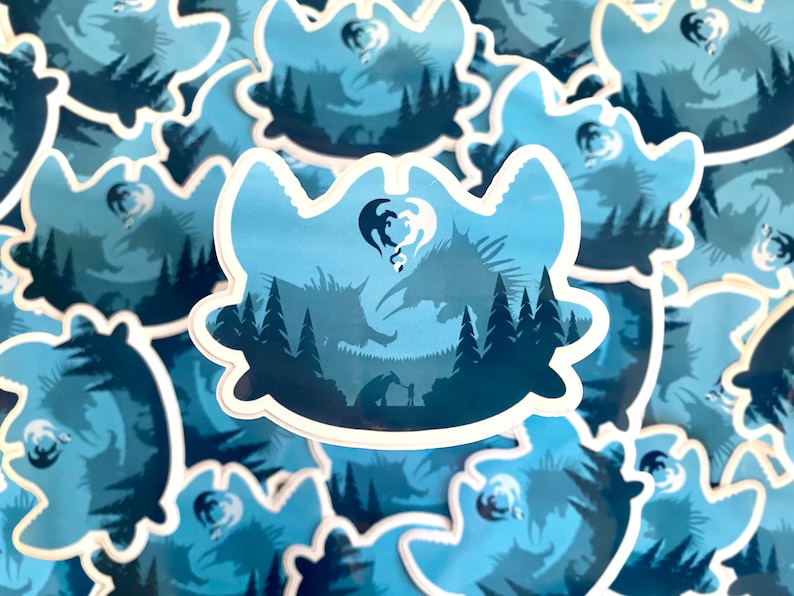 How to Train Your Dragon Sticker | HTTYD Sticker | Movie Trilogy ...