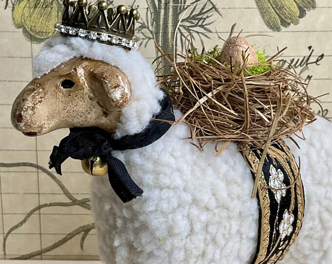 Regal King With Nest Sheep - XL Sheep - Etsy