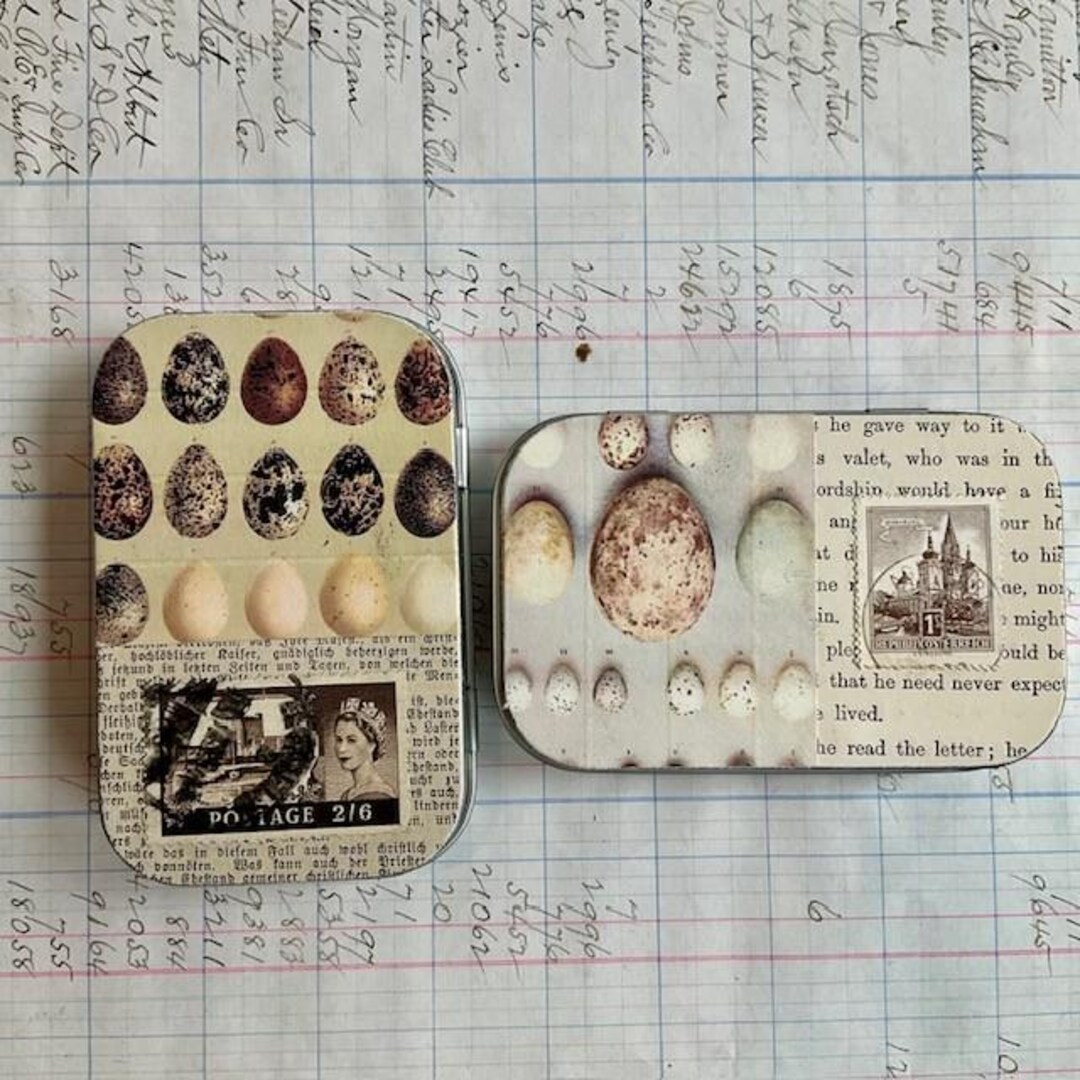 Metal GIFT BOX - Tin Container, Ribbon & Gift Tag - Etsy