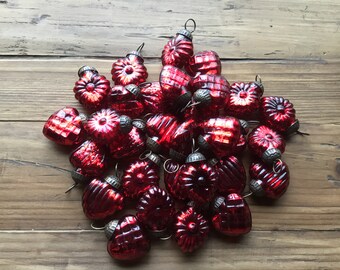Red Mercury Glass - Etsy