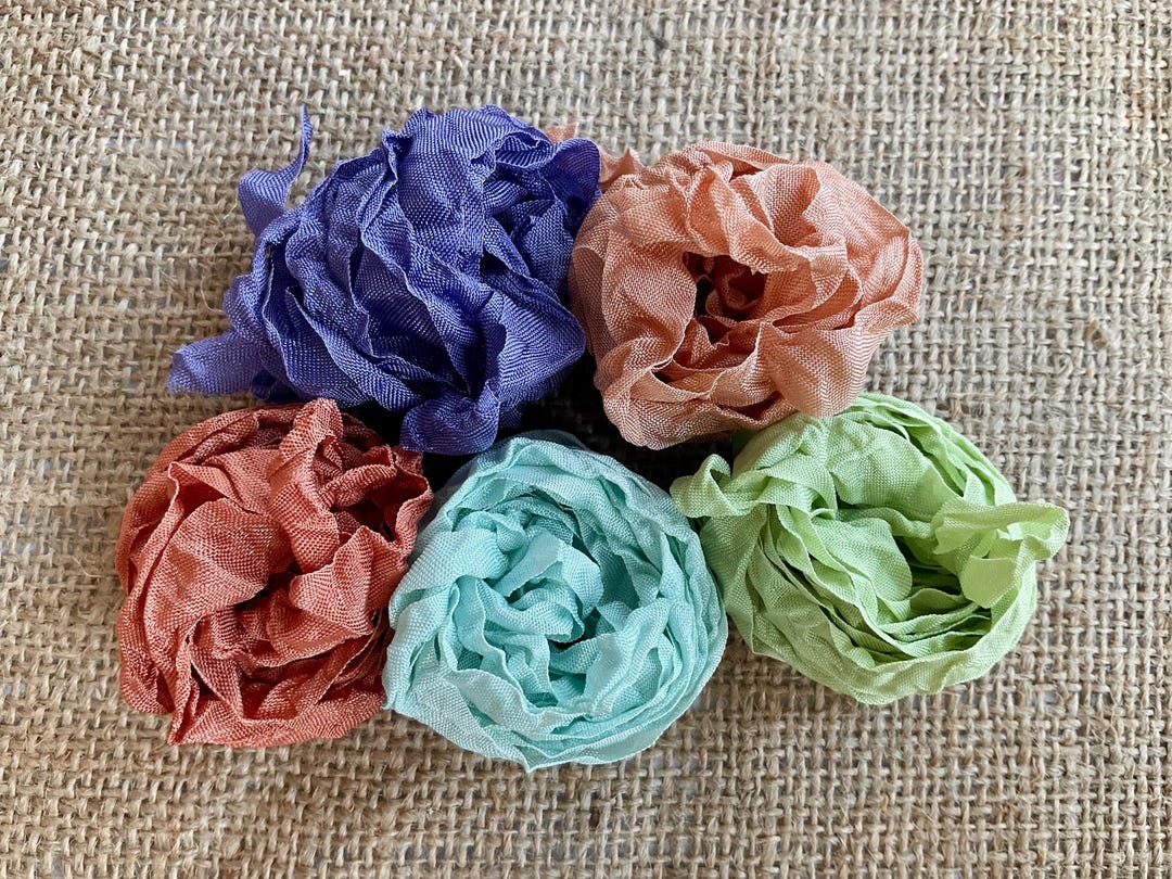 SAMPLE BAG 9 - Rayon Crinkle Ribbon Binding - 10 Yards - Etsy