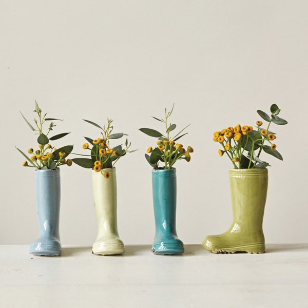 Cowboy Boot Vase - Etsy