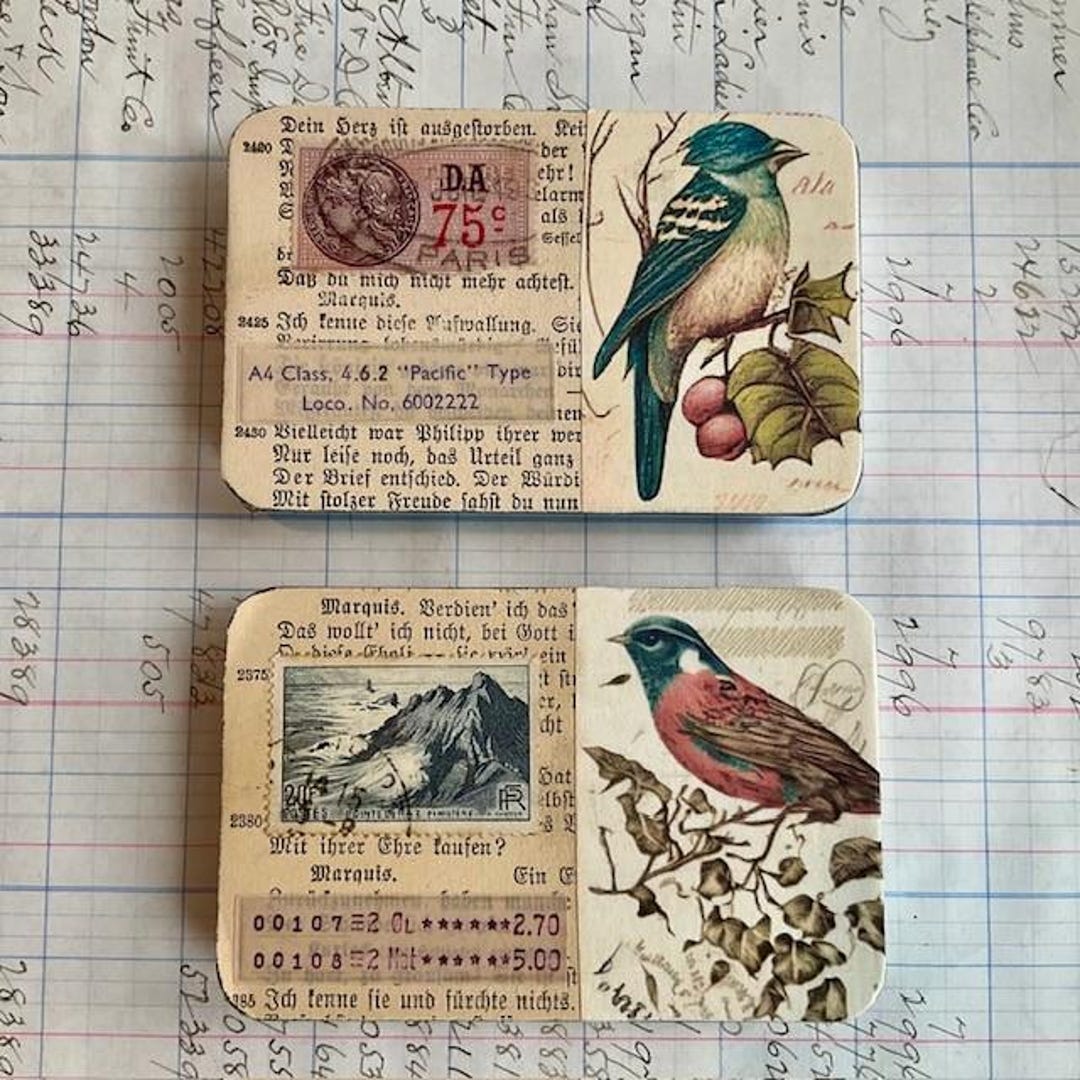 Metal GIFT BOX W/slide Lid - Tin Container, Ribbon & Gift Tag - Etsy