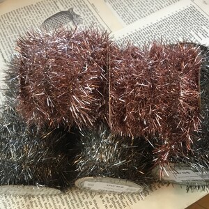 Tinsel Garland 72 Spool Three Colors Silver, Green & Pink - Etsy