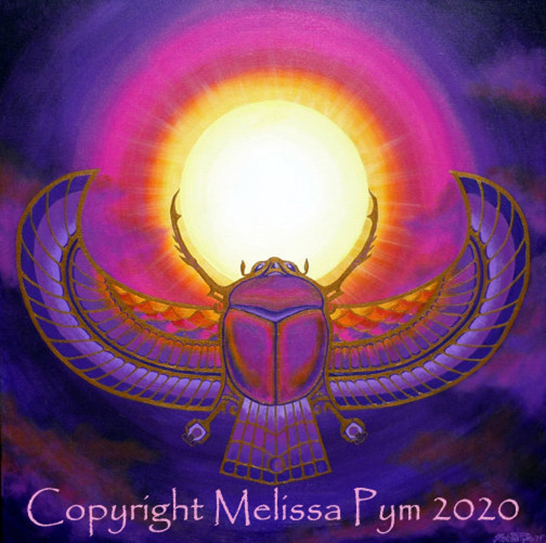 SUN SCARAB - Digital Instant Download - Printable Wall Art, Home Decor ...