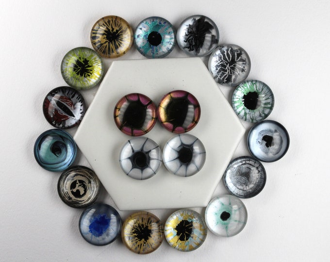 15 Mm SPIRIT EYE Cabochons - PAIRS - Artistic Versions - Free Gift ...