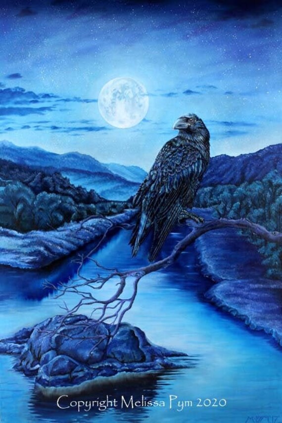 BLUE RAVEN Instant Digital Download Printable Wall Art - Etsy