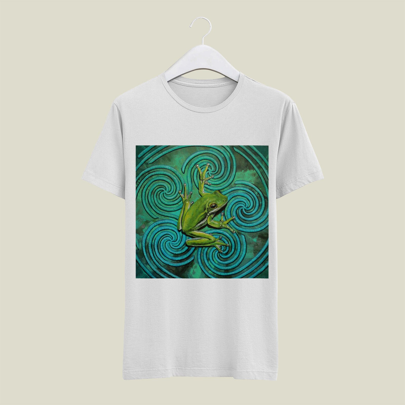 GREEN FROG PENTASKELION Digital Download Printable Wall | Etsy