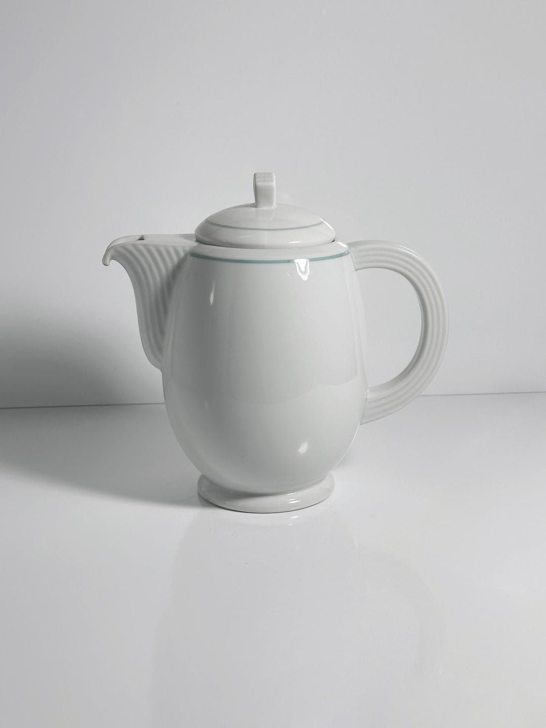 1980s Art Deco Revival Teapot Vintage 80s Pot Coffee Pot Teapot ...