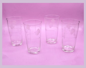 Orchid Crystal Glasses - Etsy