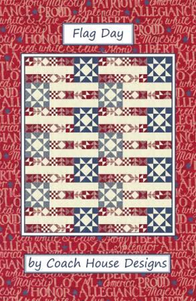 Flag Day Quilt Pattern - Etsy