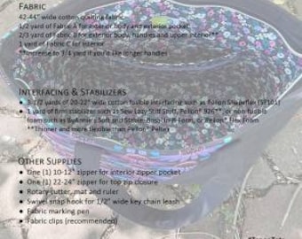 The Tango Tote Bag Purse Sewing Pattern From Around the Bobbin BRAND ...