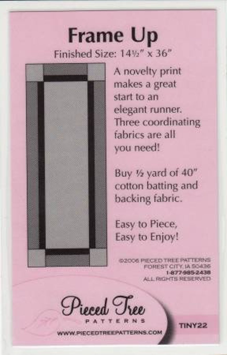 Pieced Tree Framed up Pattern - Etsy