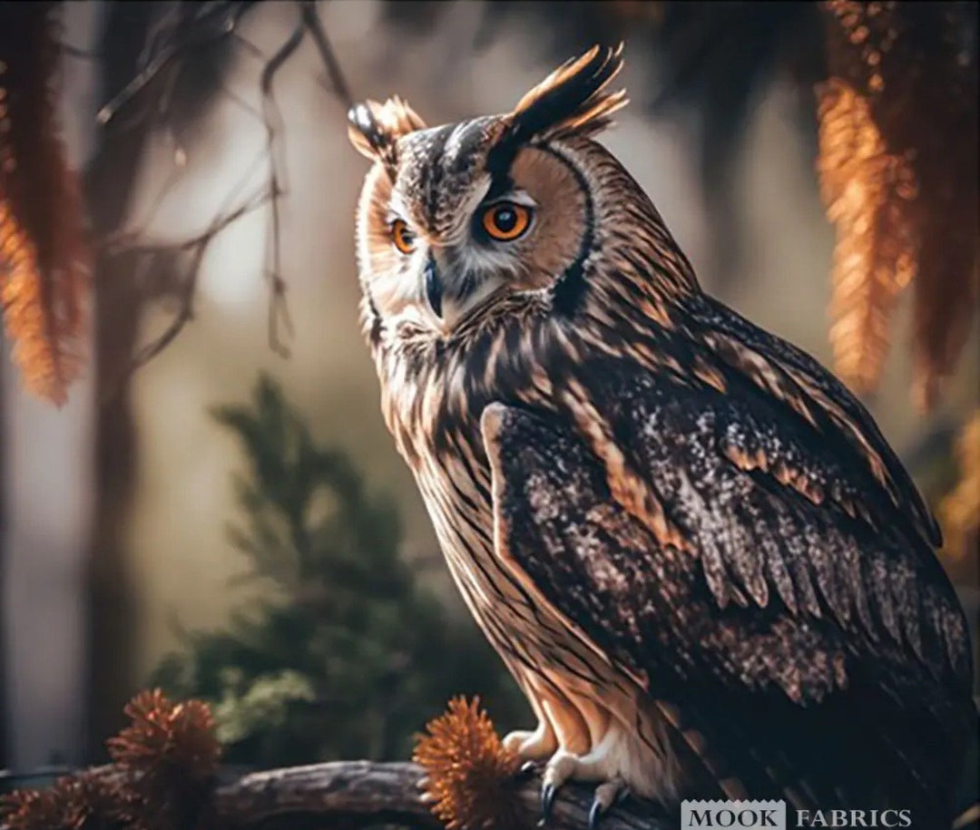 Wildlife Owl (panel 36″) - Etsy