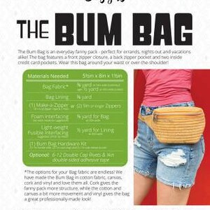 The Bum Bag Pattern - Etsy