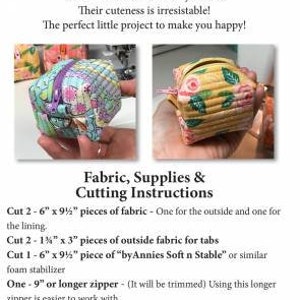 Bodobo Bags- Bitsy Box Pattern - Etsy