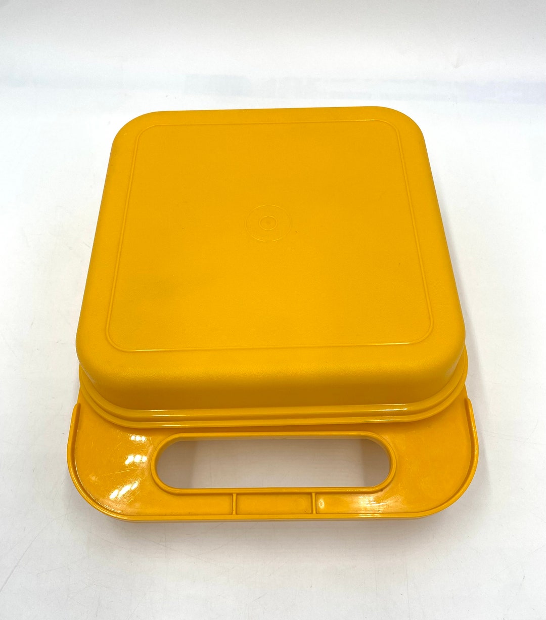 Tupperware Golden Yellow Alphabet Vintage School Lunch Box - Etsy